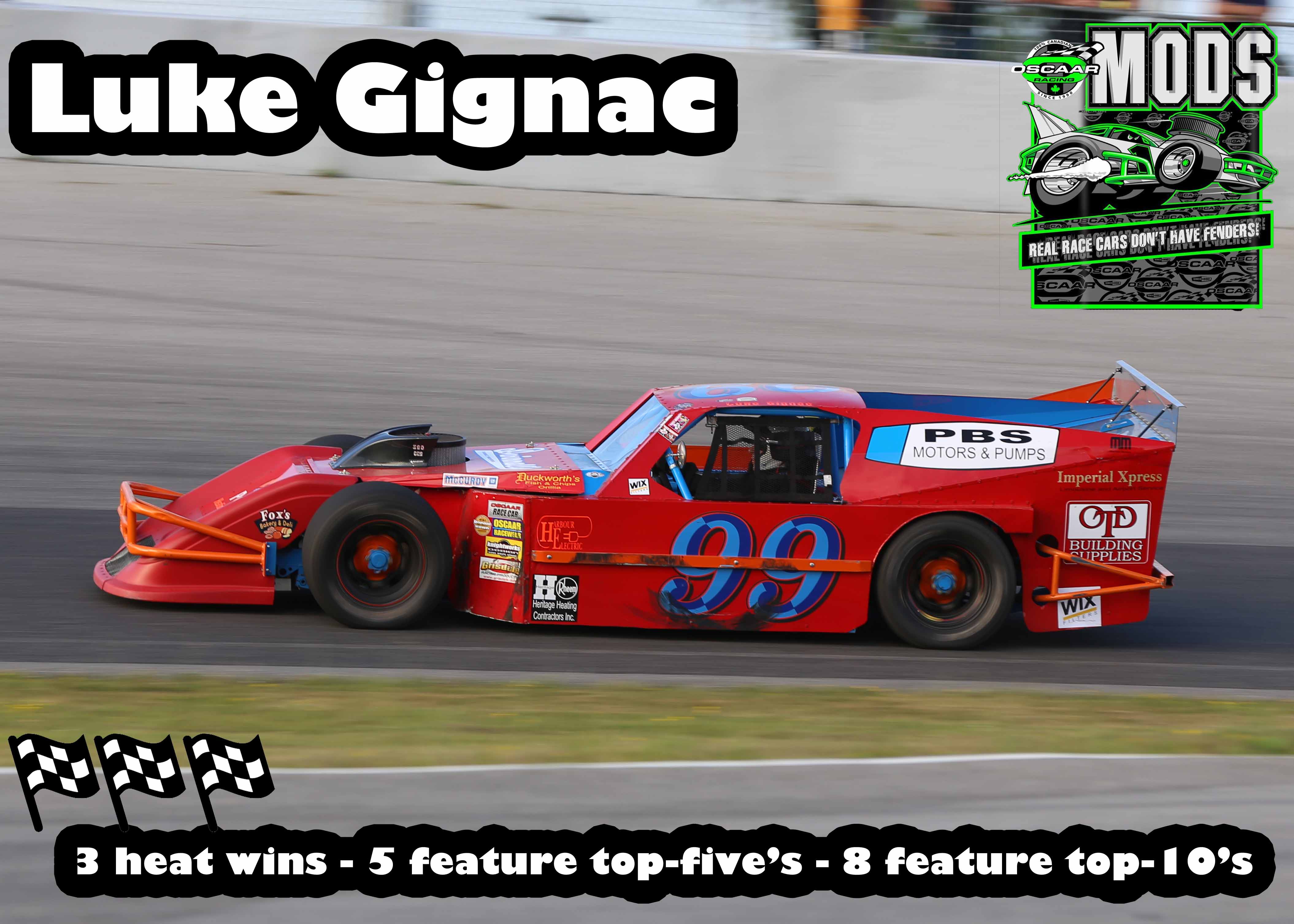 7th in OSCAAR Modified Points – Luke Gignac – Short Track Musings