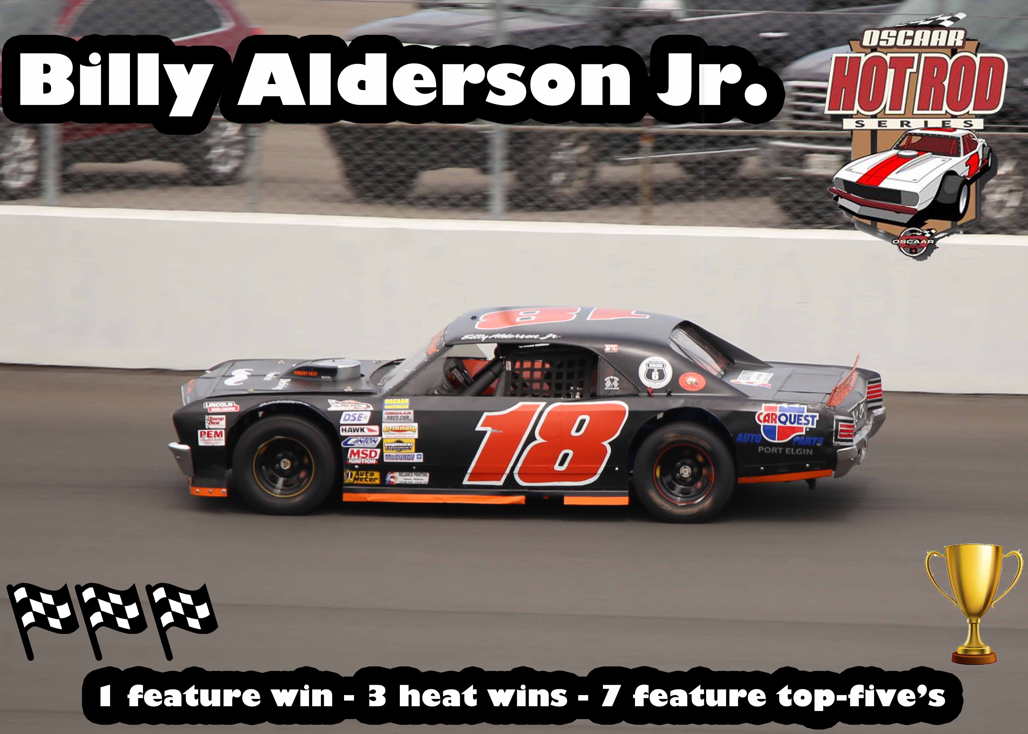2nd in OSCAAR Hot Rod Points – Billy Alderson Jr. – Short Track Musings